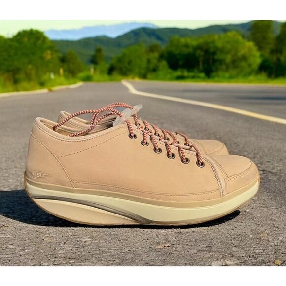 MBT | Shoes | Mbt Rocker Performance Womans Sneakers Tennis Shoes Tan ...